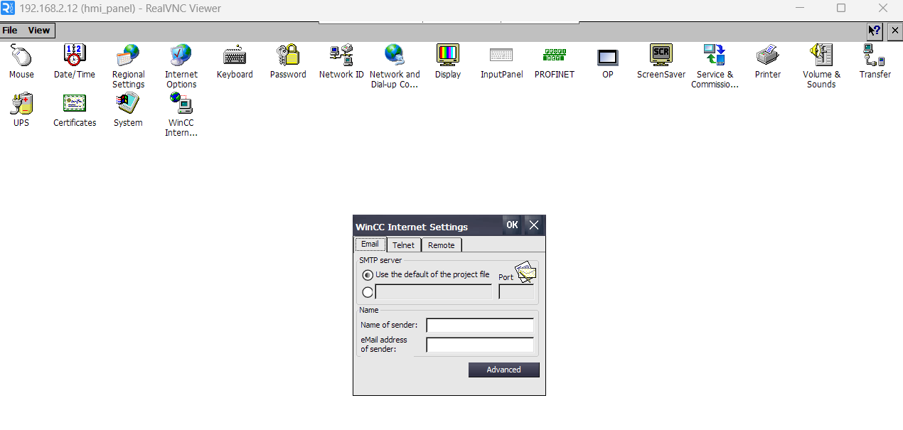 WinCC Internet Setting trong HMI Siemens Comfort Panel là gì? Chức năng ...